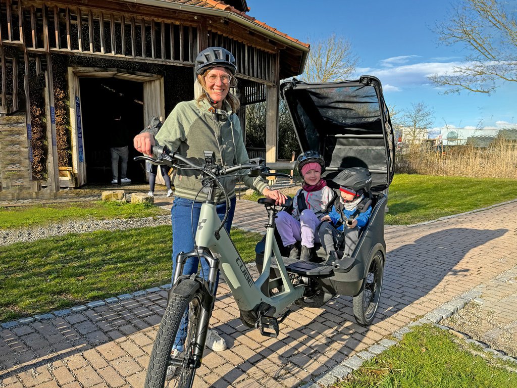ARCD-Test: Das E-Lastenrad Cube Trike Family Hybrid