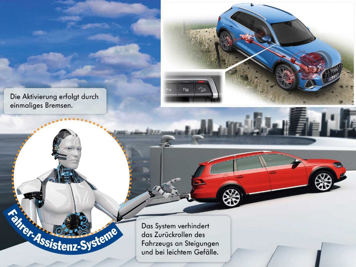 Berganfahr- und Bergabfahrassistent